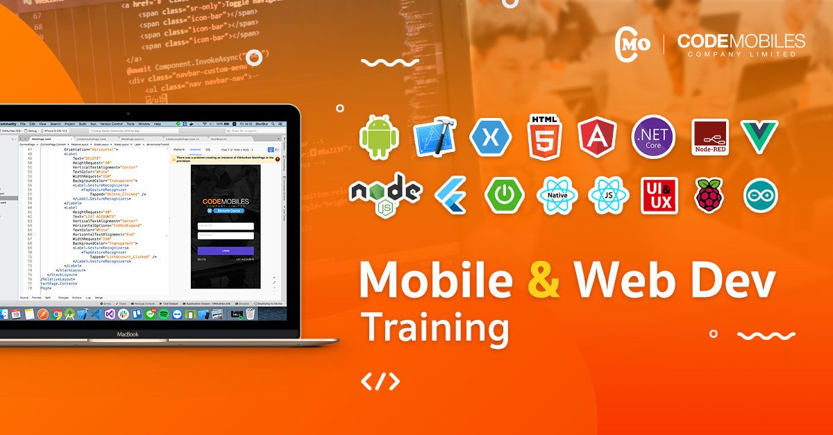 iOS, Android, Angular, React, Vue.JS, IOT, Golang and Development Training Courses | CodeMobiles ...