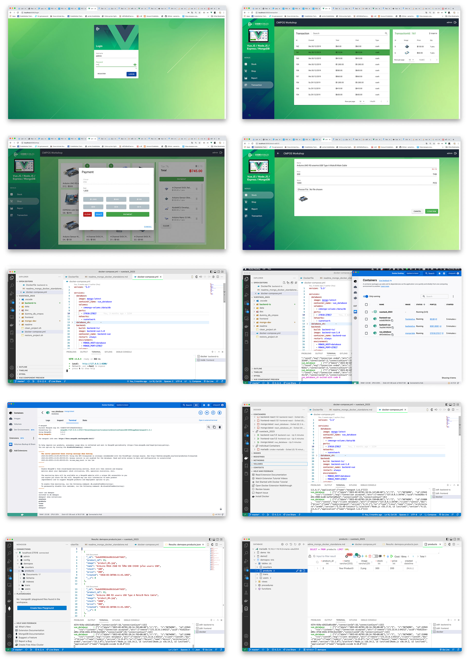 หลักสูตร Vue.js v3 (TS) / Node.js (TS) / Express / MongoDB / Docker โดย ...
